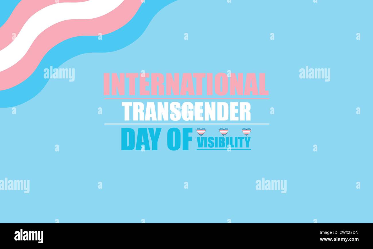International transgender day of visibility 2024 Stylish text design ... International transgender day of visibility 2024 Stylish text design ...