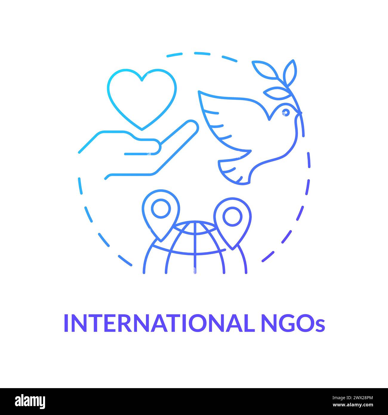 International NGOs blue gradient concept icon Stock Vector Image & Art ... International NGOs blue gradient concept icon Stock Vector Image & Art ...