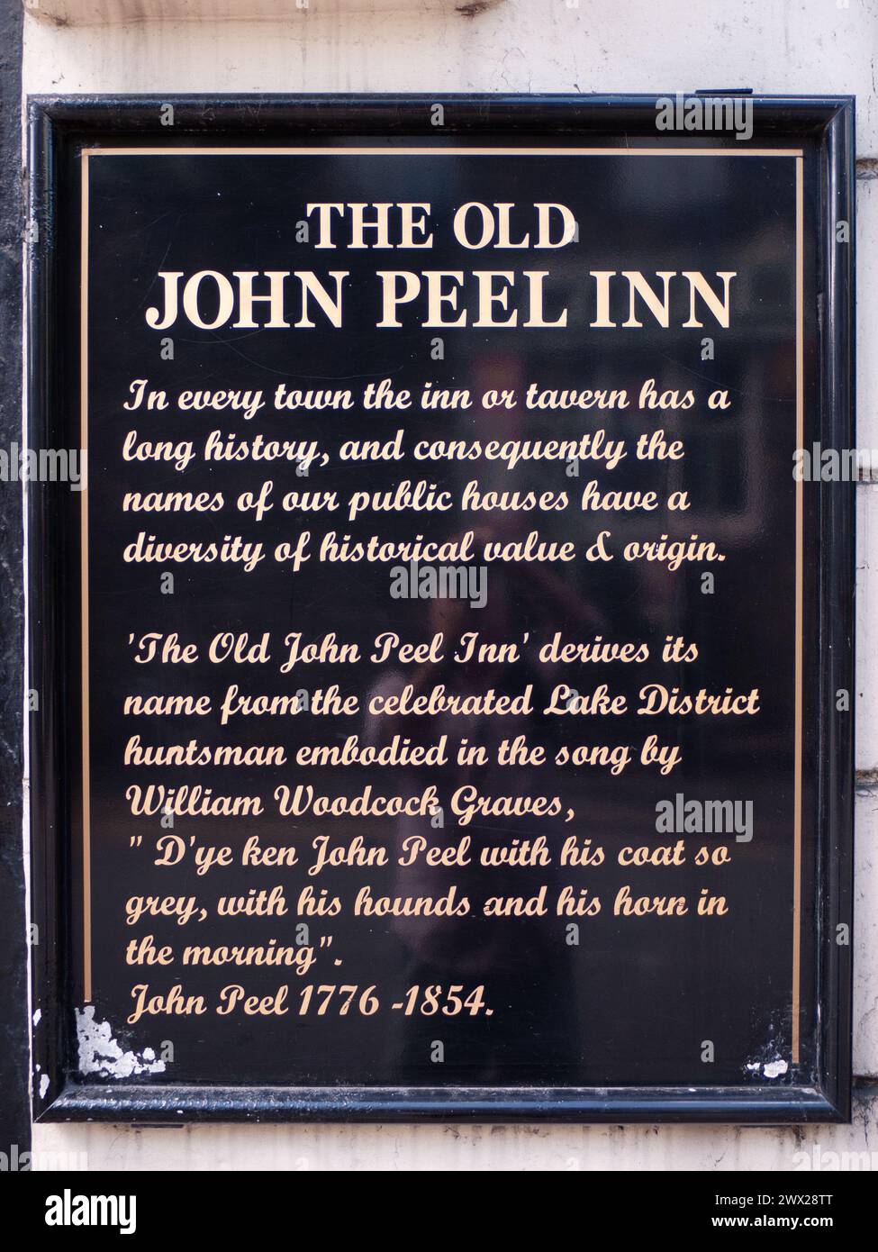 The old john peel inn hi-res stock photography and images - Alamy