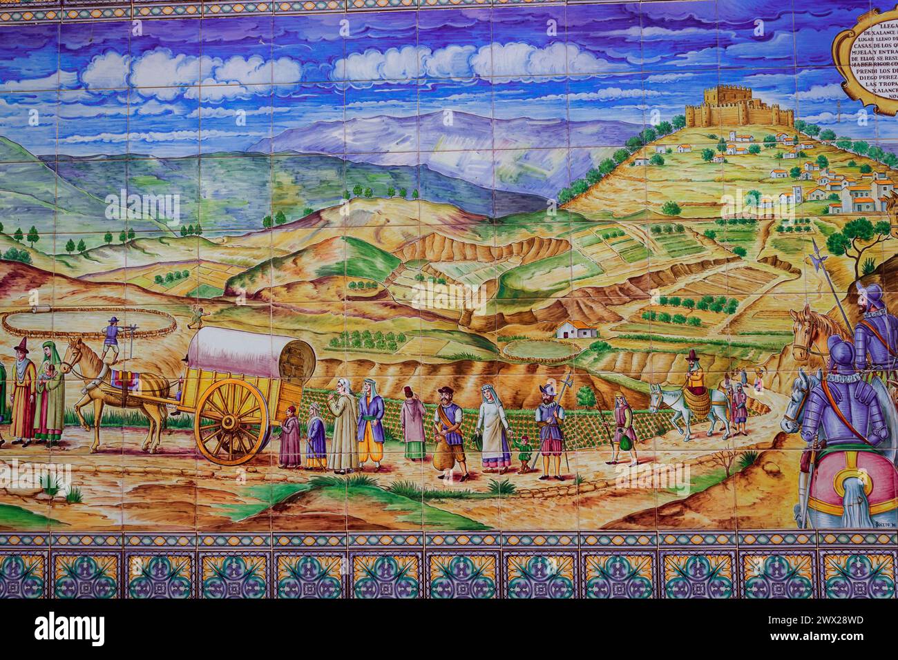 Tiled mural hi-res stock photography and images - Alamy