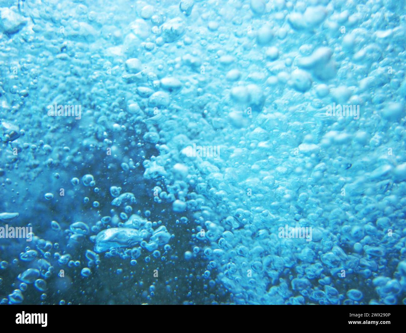 water bubbles as very easy natural background Stock Photo - Alamy