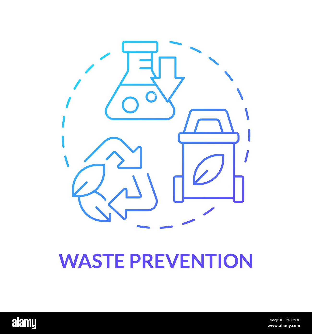 Waste prevention blue gradient concept icon Stock Vector Image & Art ... Waste prevention blue gradient concept icon Stock Vector Image & Art ...