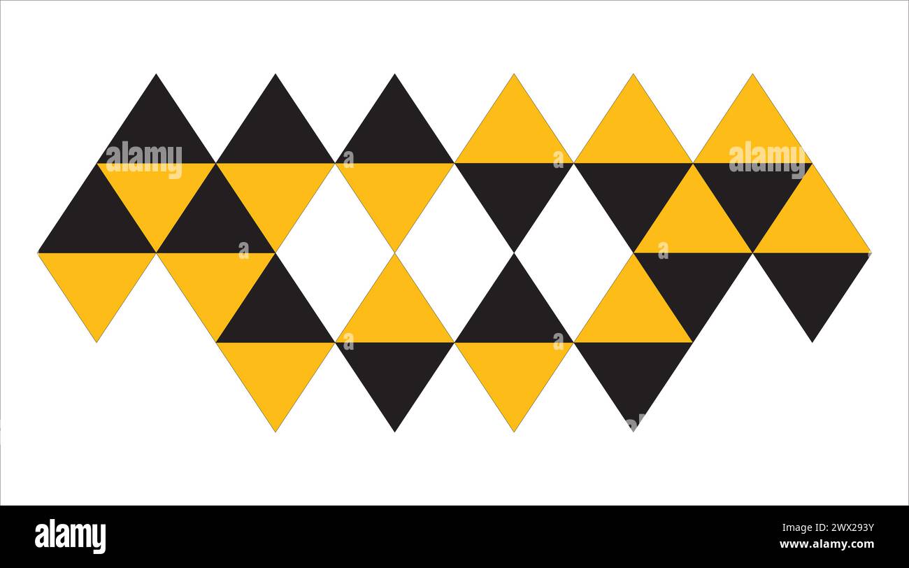 Tringle Shape design black white Stock Vector Image & Art - Alamy