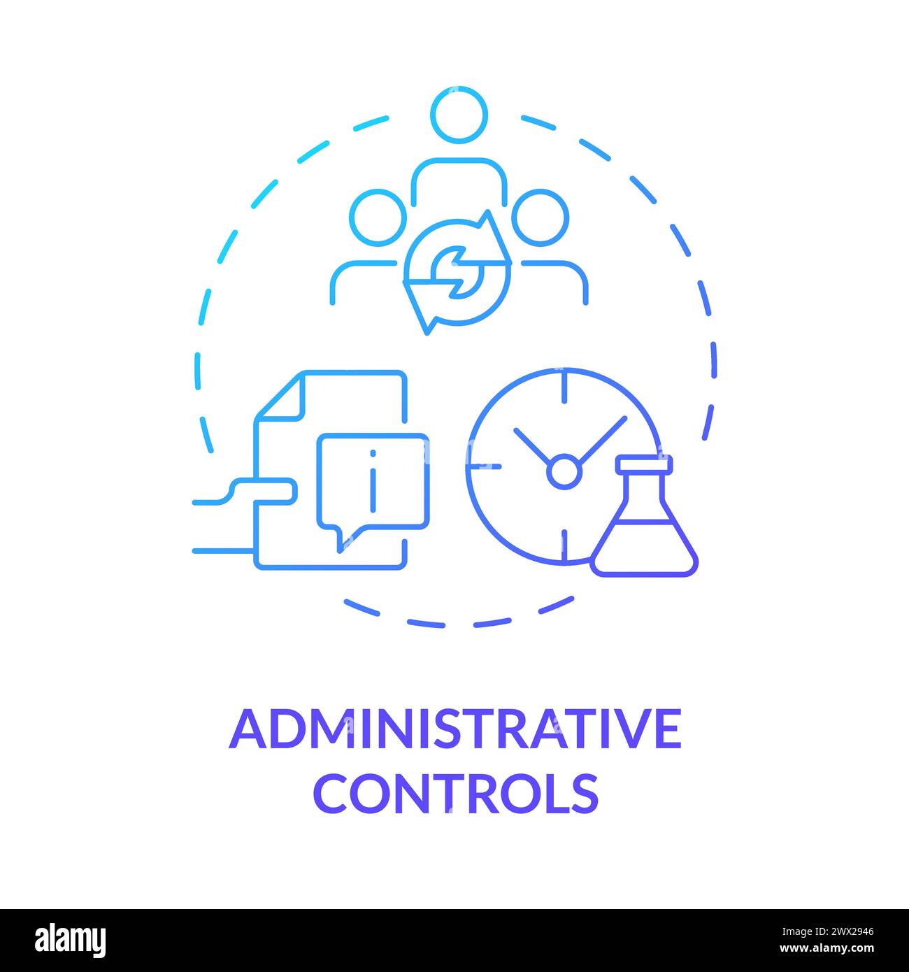Administrative controls blue gradient concept icon Stock Vector Image ... Administrative controls blue gradient concept icon Stock Vector Image ...
