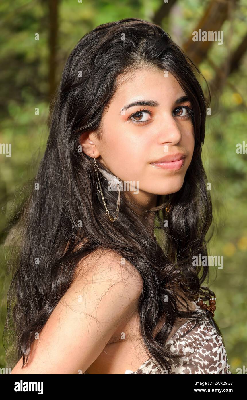 Outdoor portrait of Quinceanera Cuban girl, tradition and culture of ...