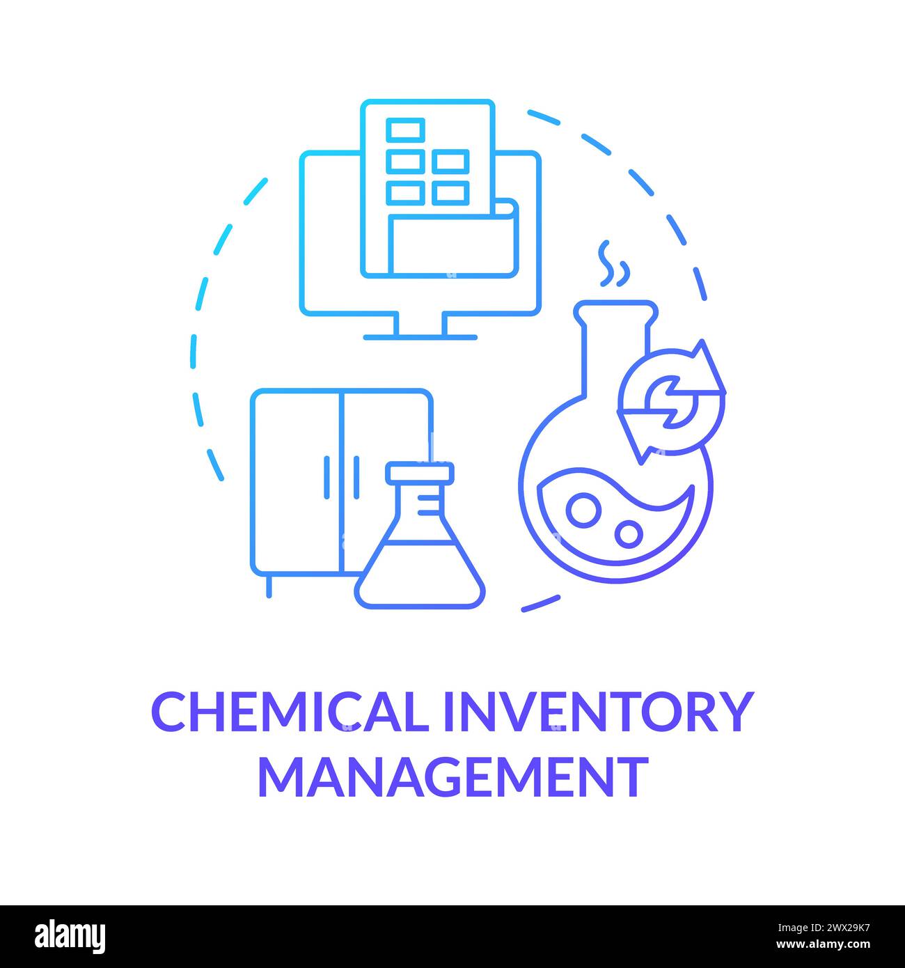 Chemical inventory management Stock Vector Images - Alamy