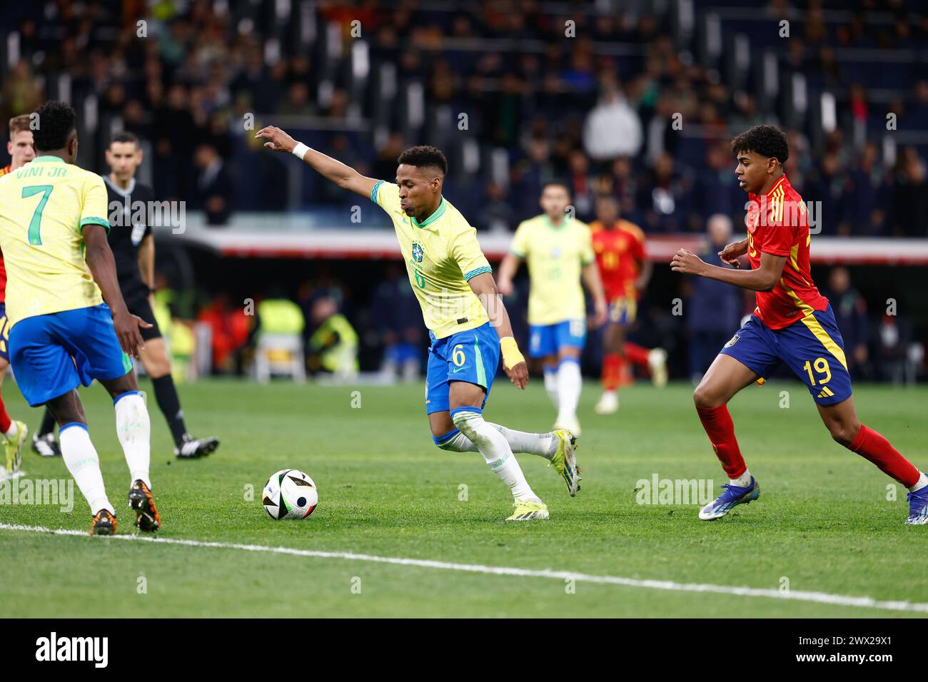 Madrid, Spain, March 26, 2024, Wendell Nascimento Borges of Brazil ...