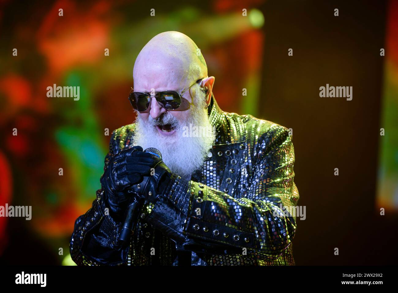 Judas Priest Rob Halford live in der Olympiahalle, München am 25.03. ...
