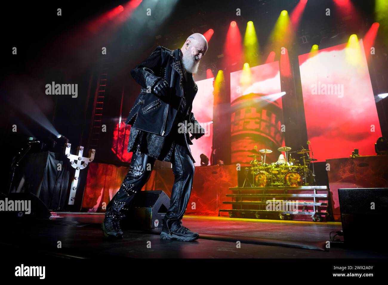 Judas Priest Rob Halford live in der Olympiahalle, München am 25.03. ...