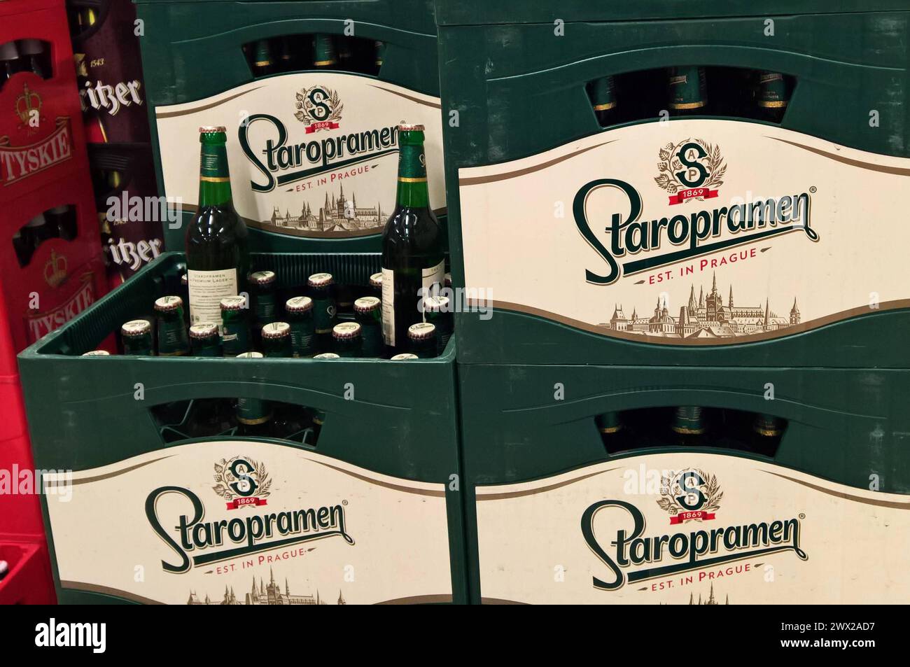 Staropramen Bier aus Prag stammt von der zweitgrössten tschechischen ...