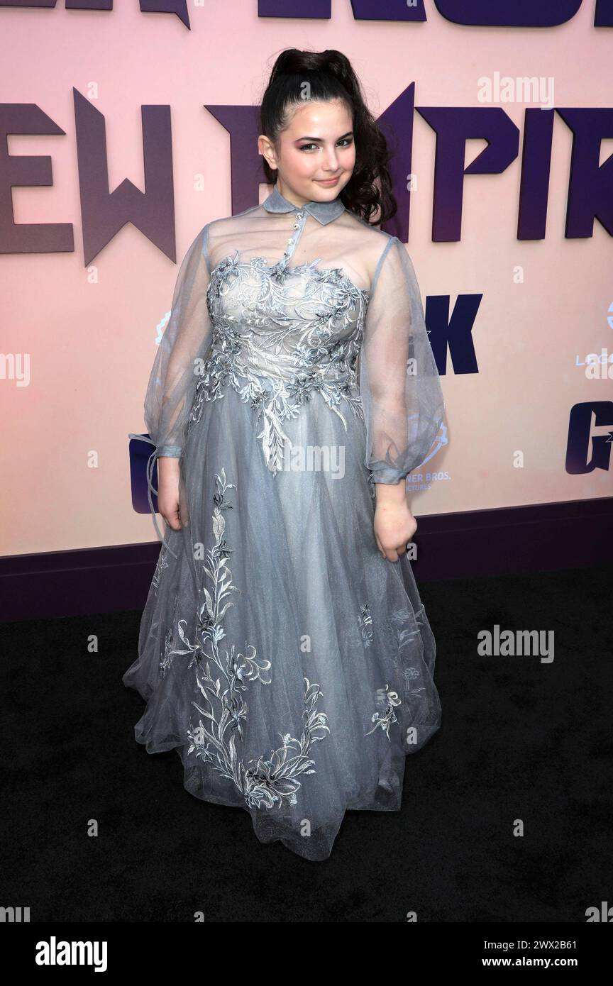 Lexi Rabe bei der Weltpremiere des Kinofilms Godzilla x Kong: The New ...