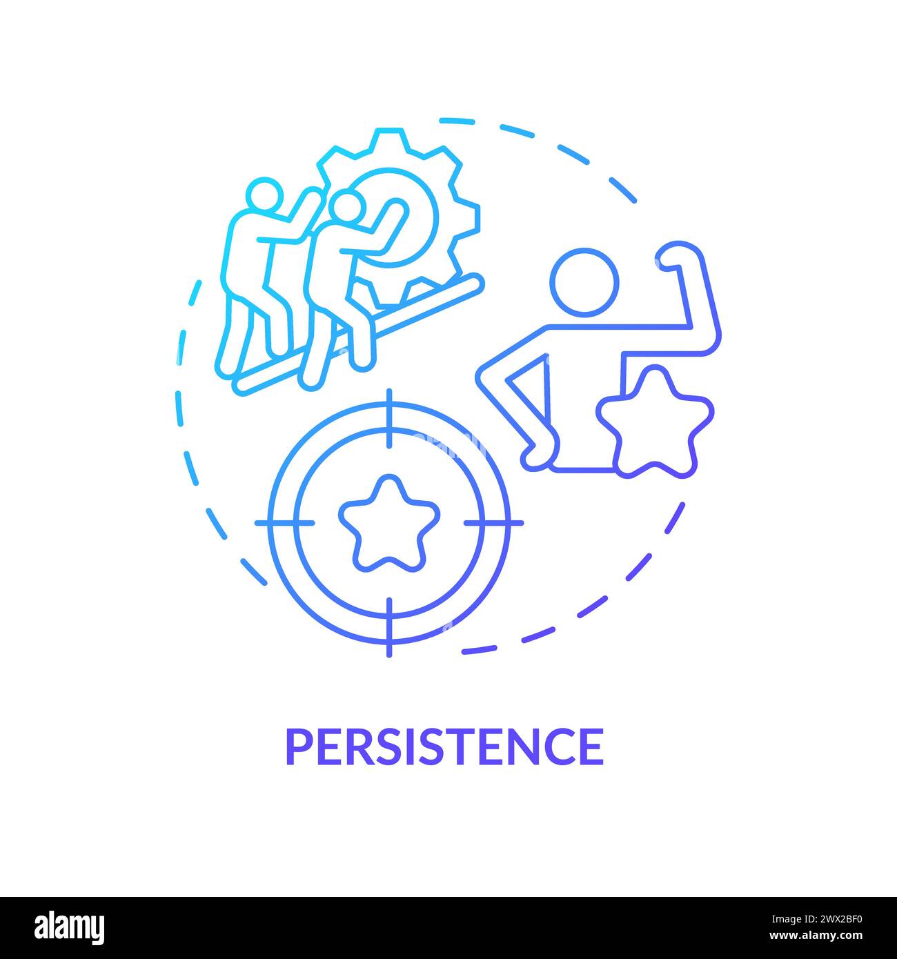 Persistence endurance Stock Vector Images - Alamy