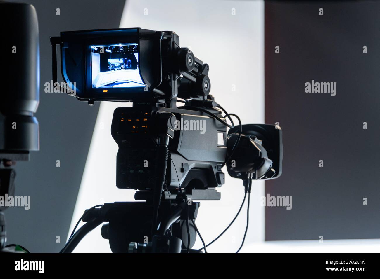 Video camera in recording studio hi-res stock photography and images ...