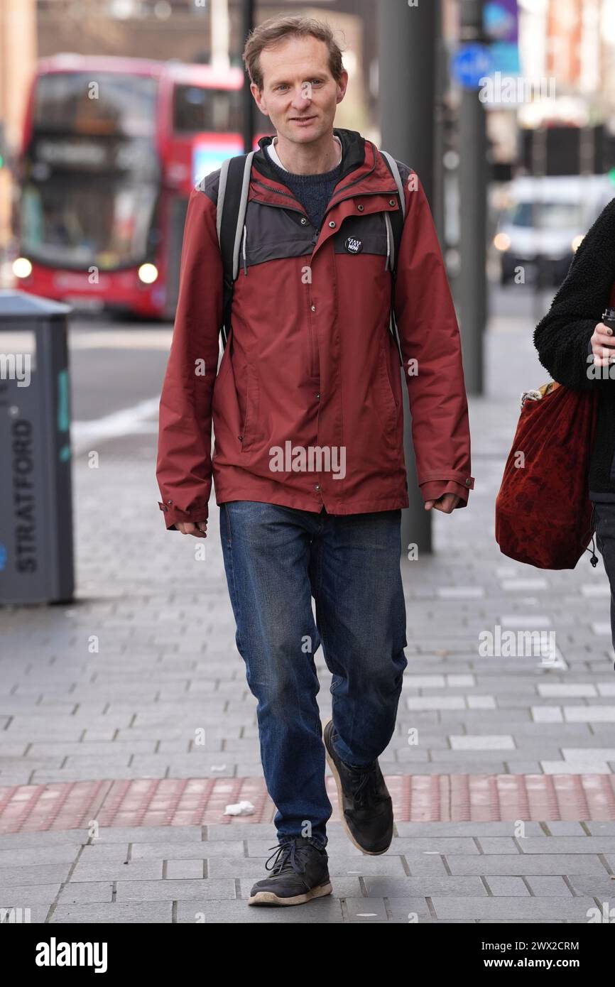 Paul Sheeky arrives at Stratford Magistrates' Court, east London ...