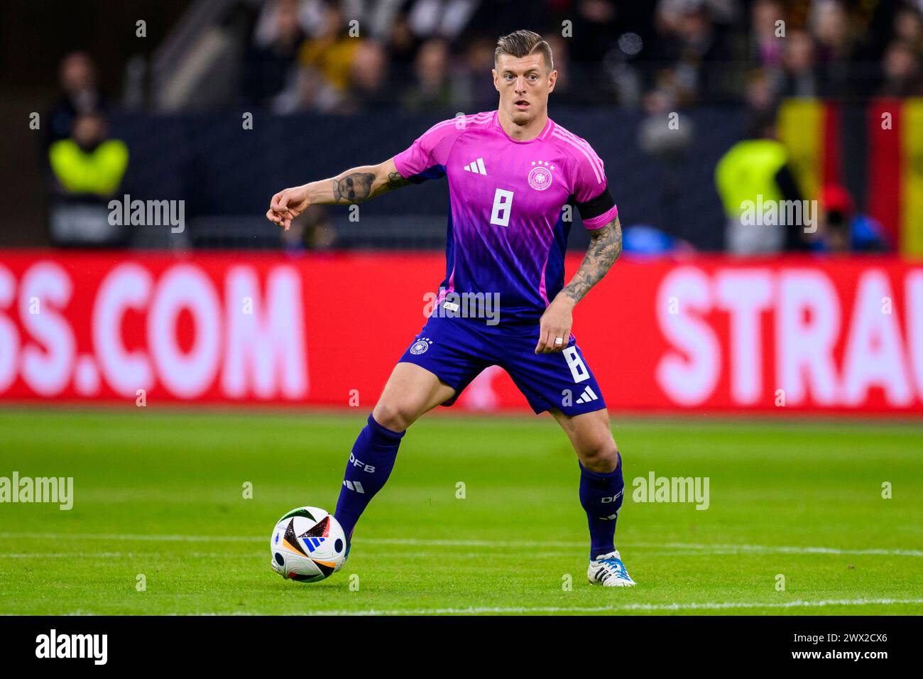26 March 2024, Hesse, Frankfurt/M.: Soccer: International match ...