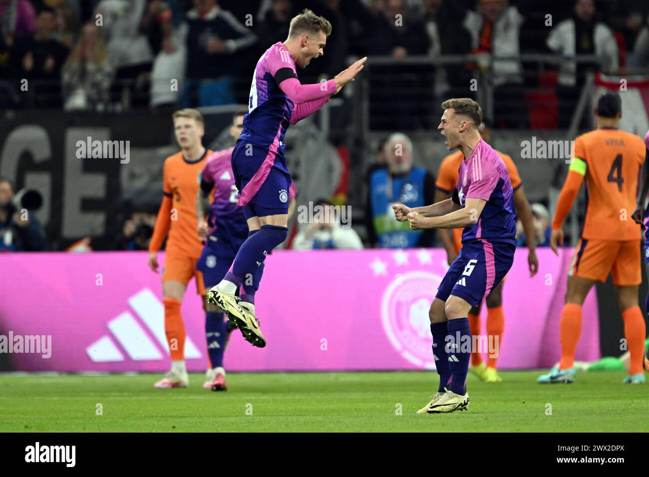 26 March 2024, Hesse, Frankfurt/M.: Soccer: International match ...