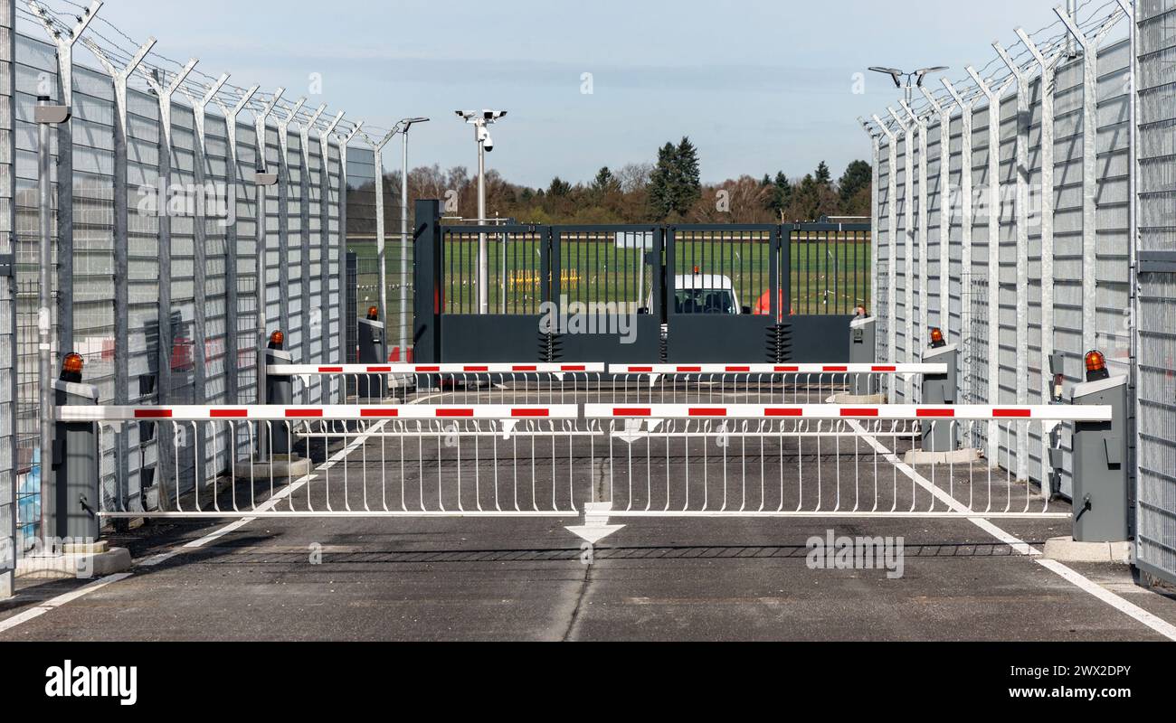 Hamburg, Germany. 27th Mar, 2024. A multi-level interlock system ...