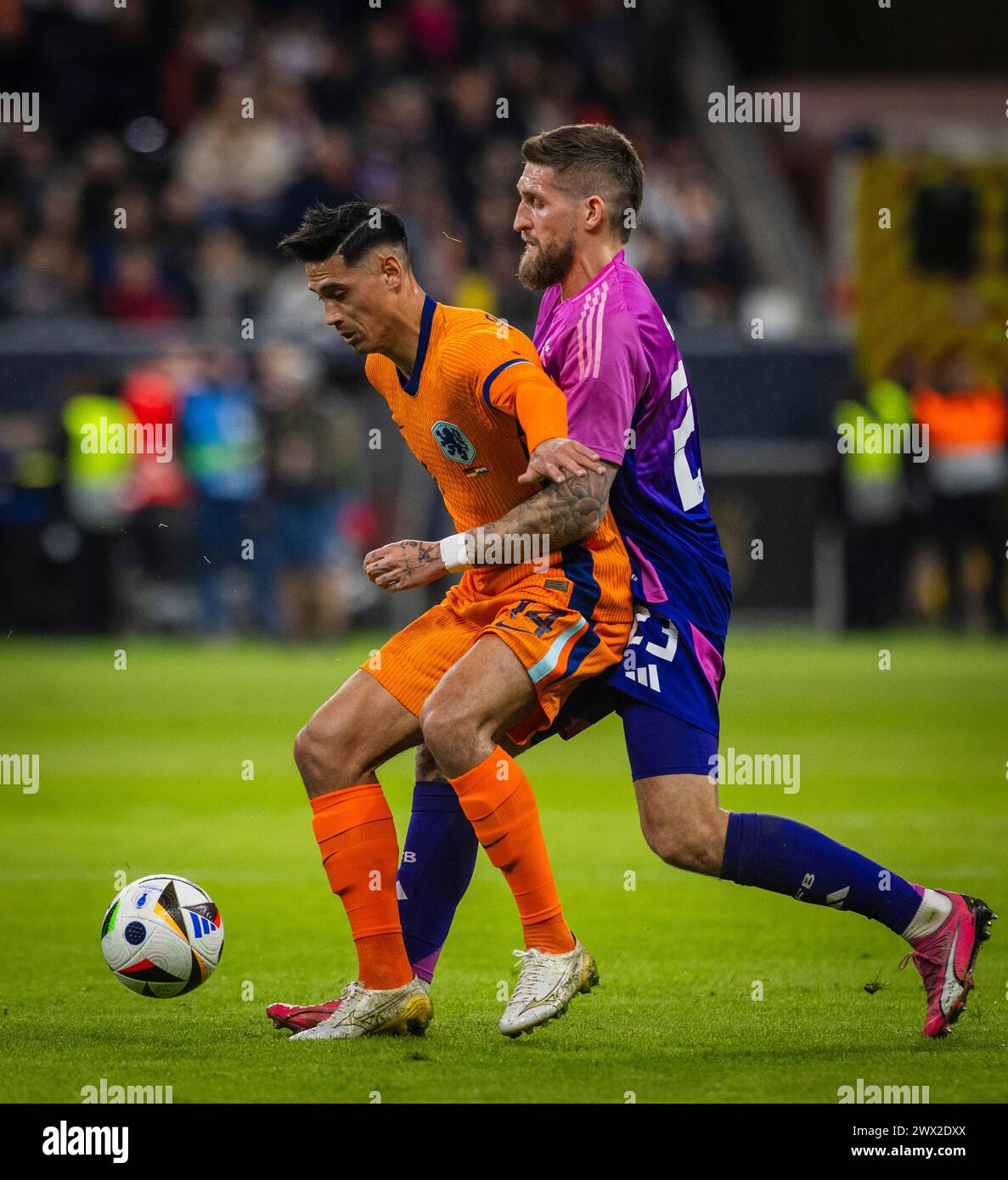 Frankfurt, Germany. 26th Mar 2024. Tijjani Reijnders (Niederlande ...