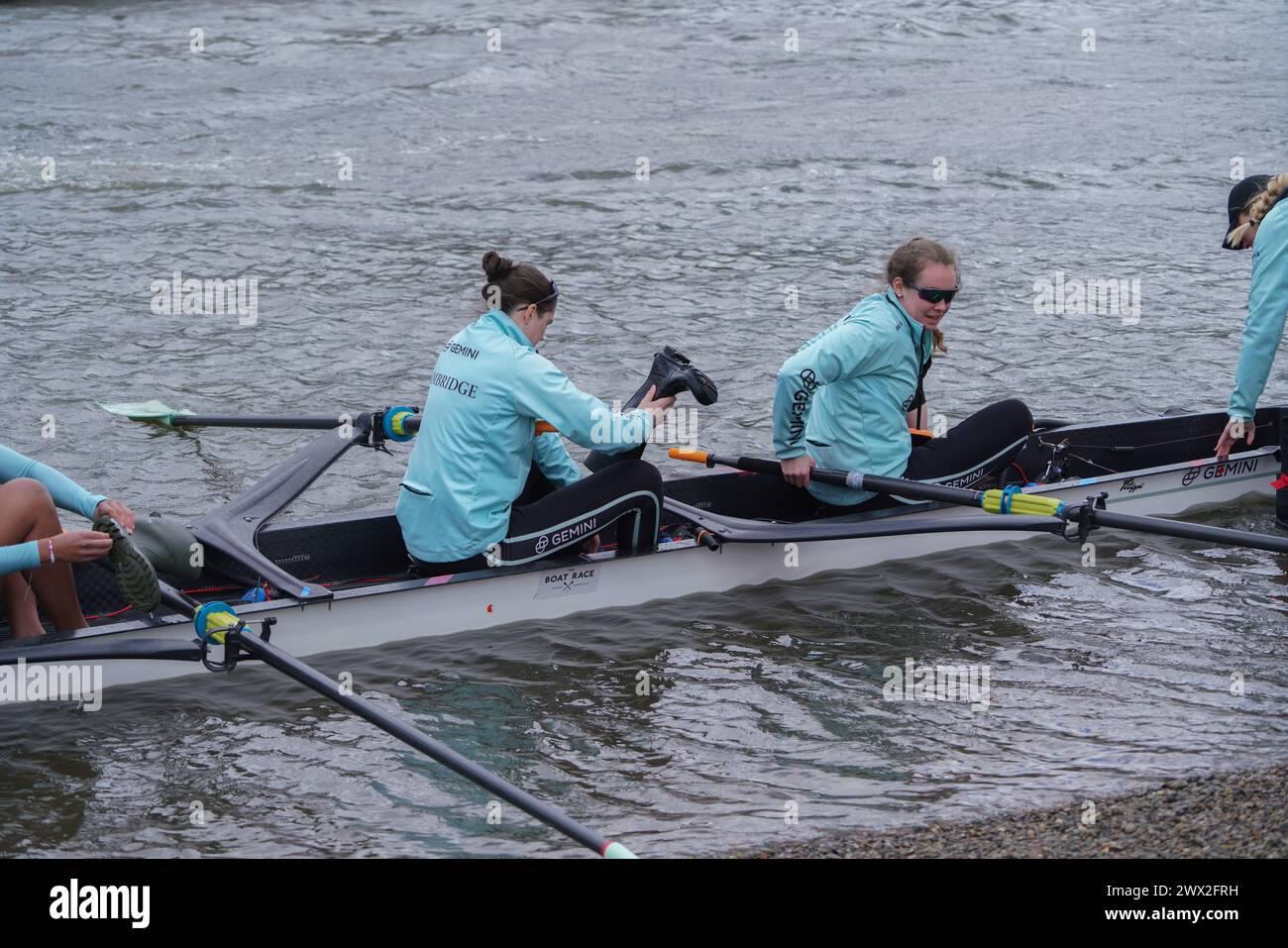 London, UK 27 March March 2024 . The Cambridge university women's ...