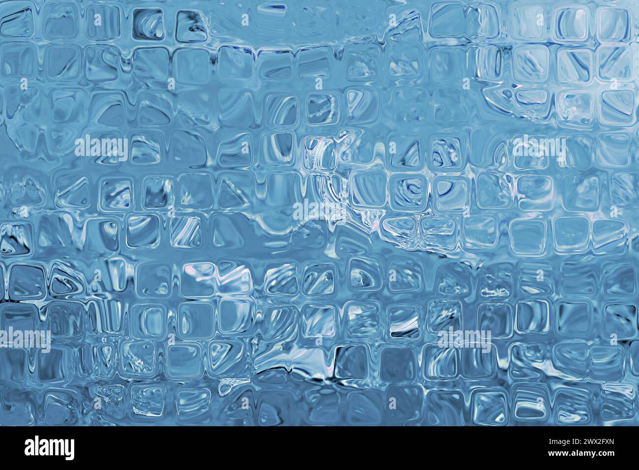 Blue background with abstract ice pattern Stock Photo - Alamy