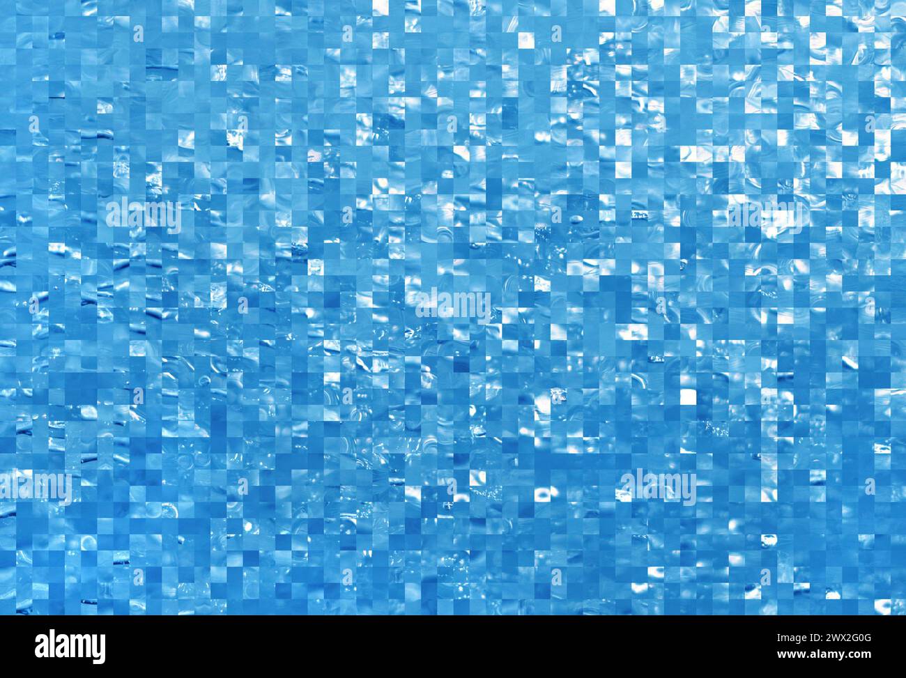Background with blue abstract checkered pattern Stock Photo - Alamy