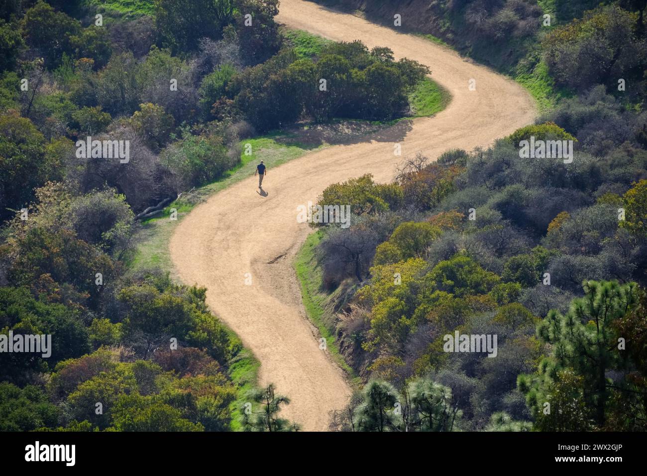 Griffith Park, Los Angeles, California, USA. With over 4,000 acres the ...