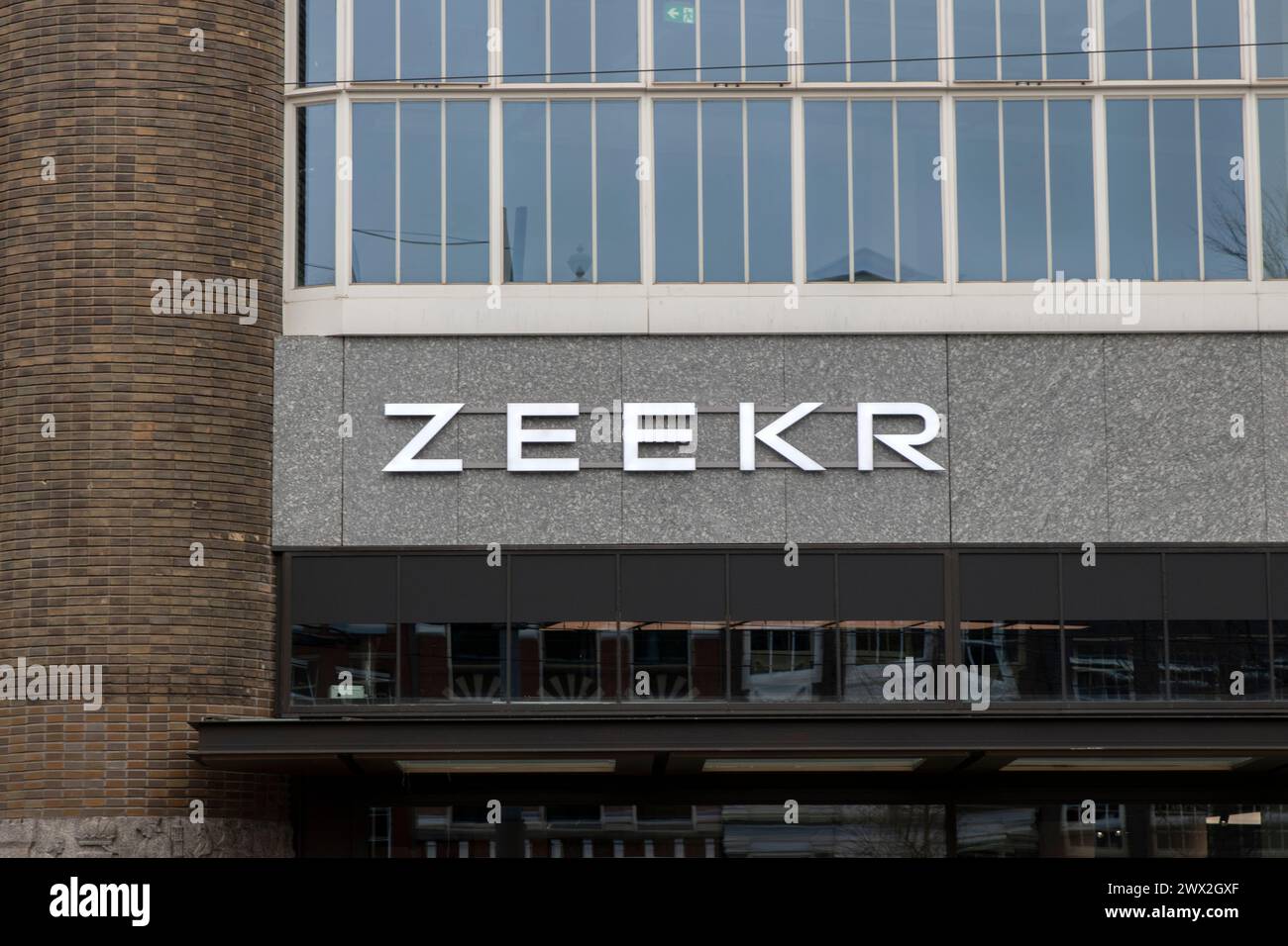Billboard Zeekr Store At Amsterdam The Netherlands 21-3-2024 Stock ...