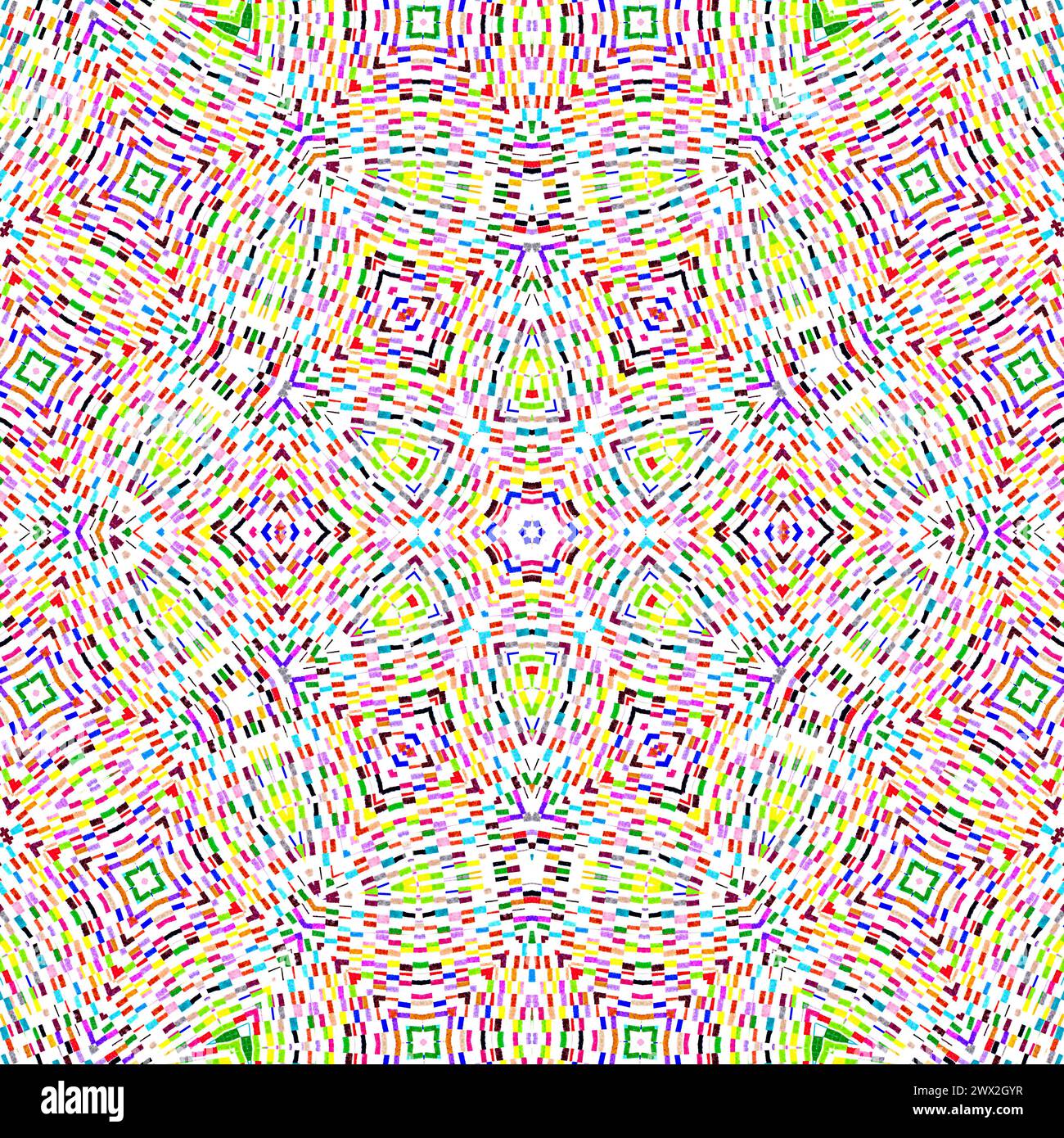 Abstract background with bright mosaic pattern Stock Photo - Alamy