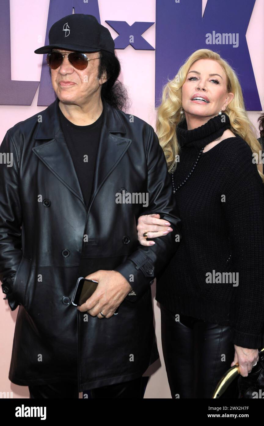 Gene Simmons mit Ehefrau Shannon Tweed bei der Weltpremiere des ...