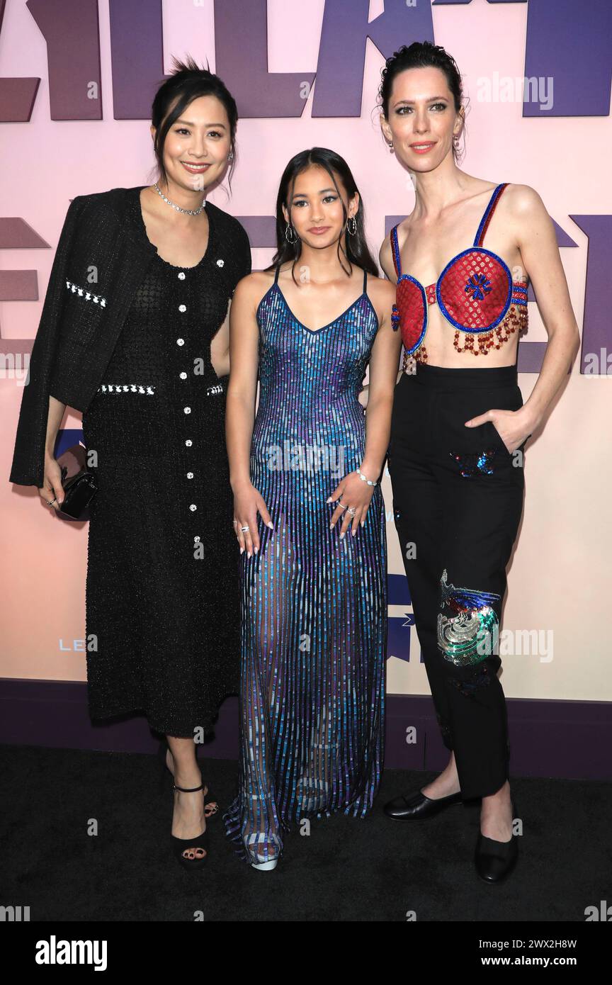 Fala Chen, Kaylee Hottle und Rebecca Hall bei der Weltpremiere des ...