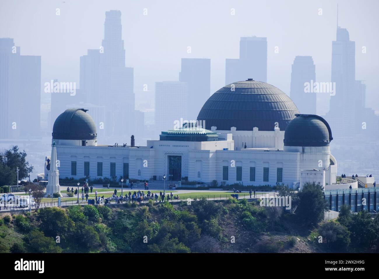 Griffith Observatory in Griffith Park, Los Angeles, California, USA ...