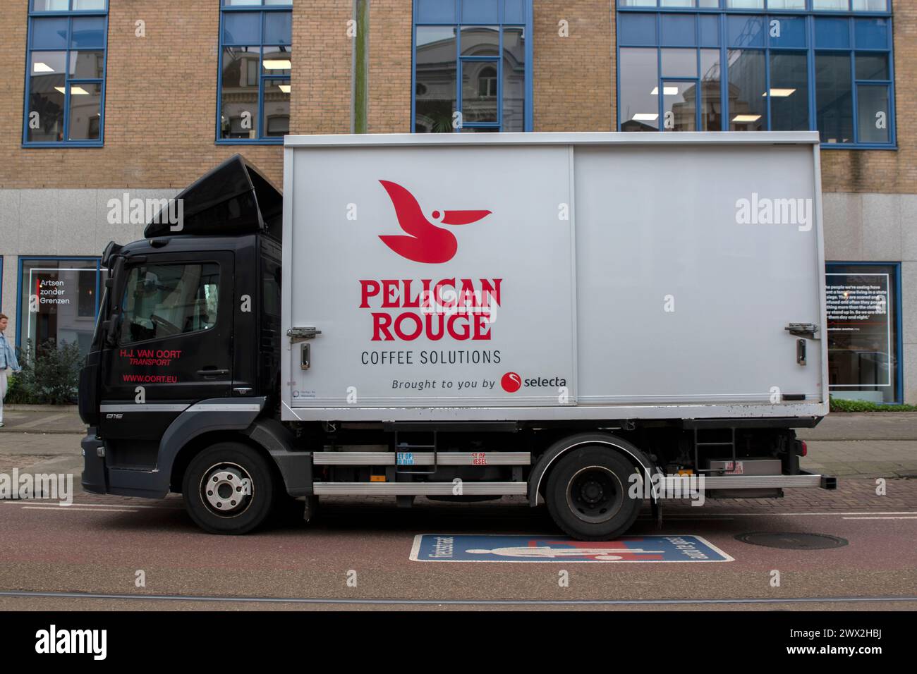 Pelican Rouge Company Truck At Amsterdam The Netherlands 21-3-2024 ...