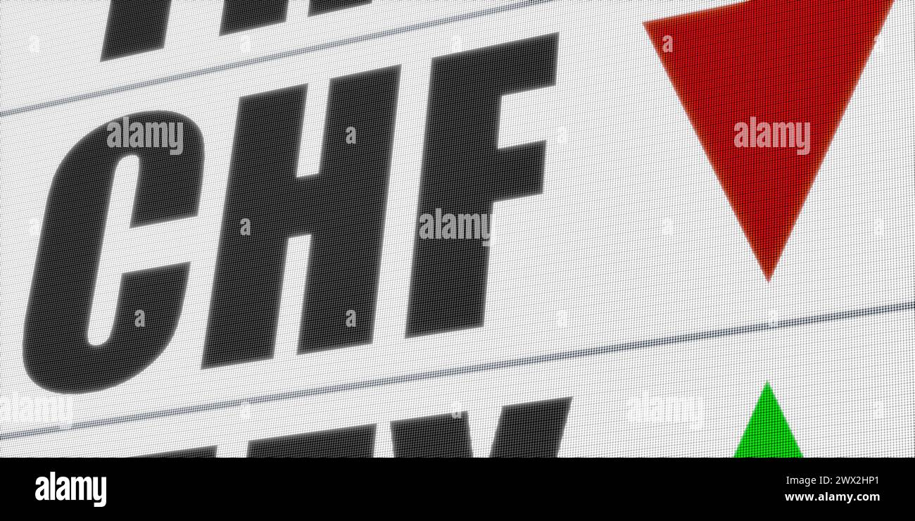 Swiss franc sign hi-res stock photography and images - Alamy