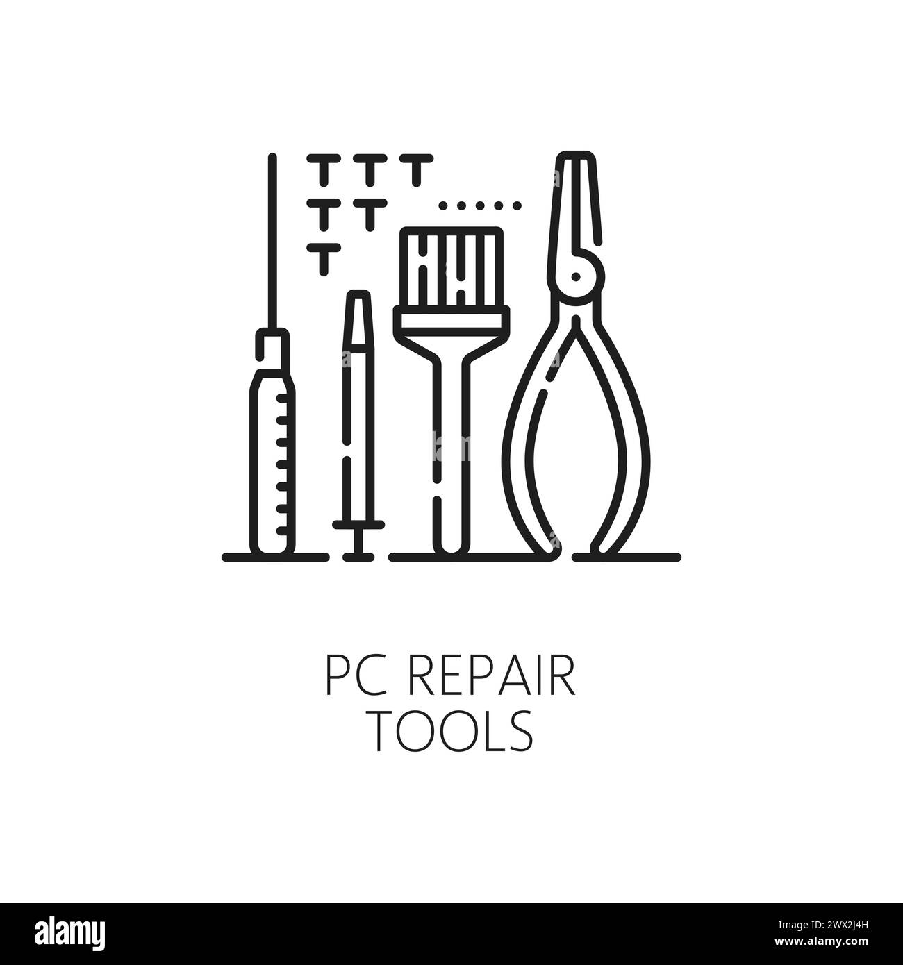 Pc hardware product Stock Vector Images - Alamy