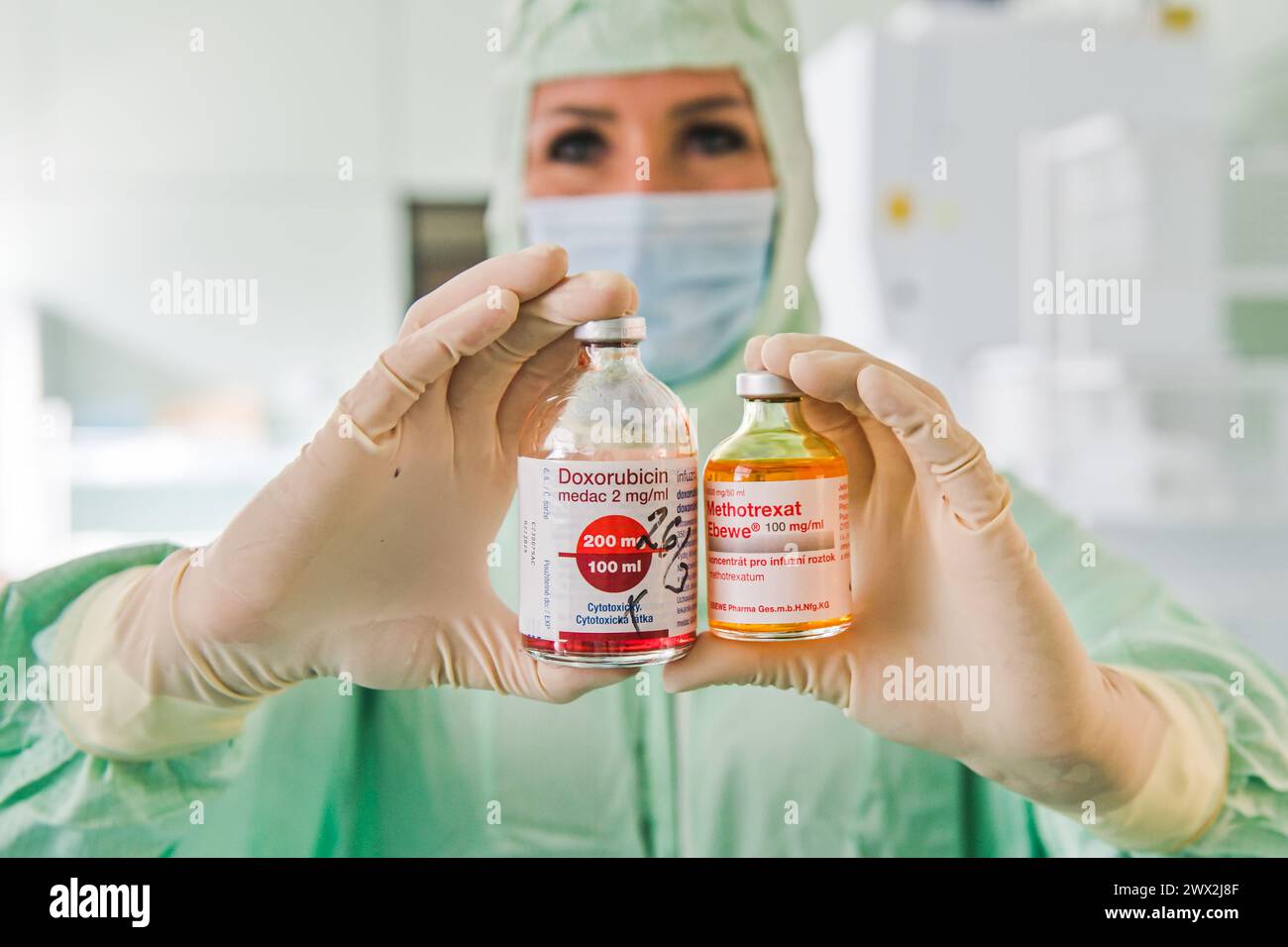 Brno, Czech Republic. 27th Mar, 2024. Production of cytostatic drugs in ...