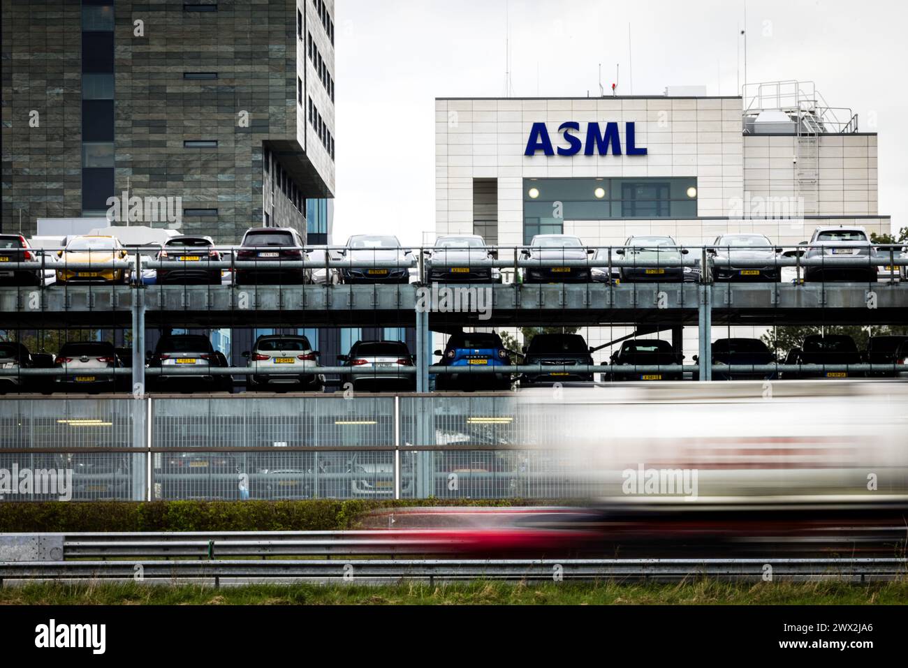 VELDHOVEN - Exterior of ASML. Prime Minister Mark Rutte will speak with ...