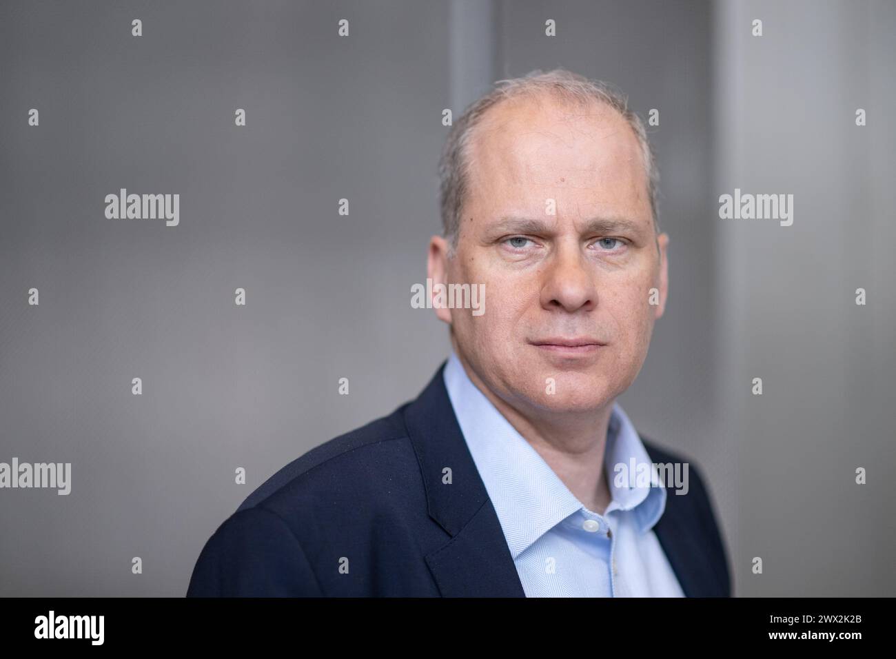 Stuttgart, Germany. 27th Mar, 2024. Georg Stamatelopoulos, CEO of EnBW ...