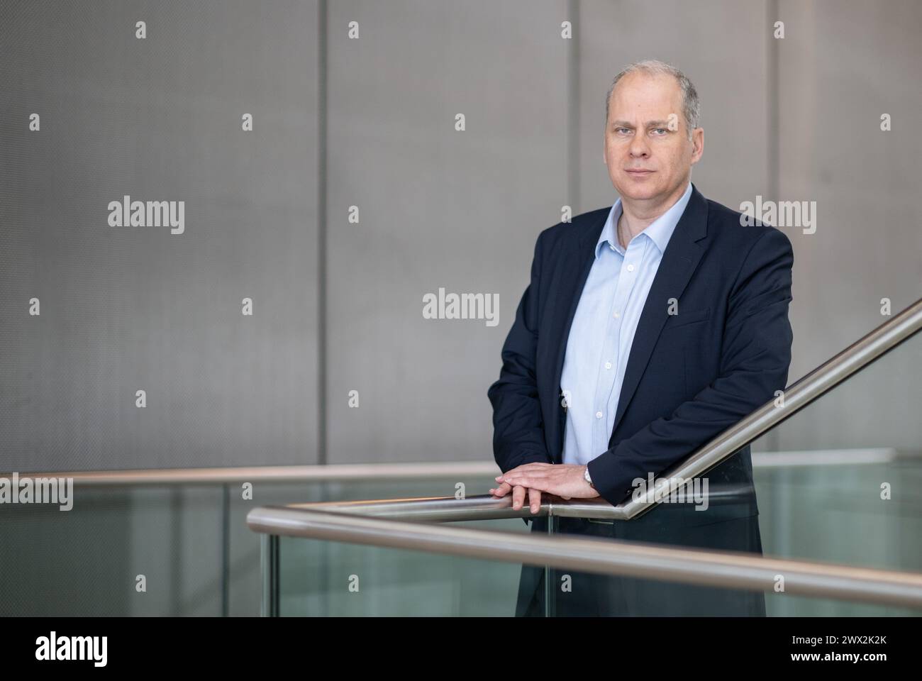 Stuttgart, Germany. 27th Mar, 2024. Georg Stamatelopoulos, CEO of EnBW ...