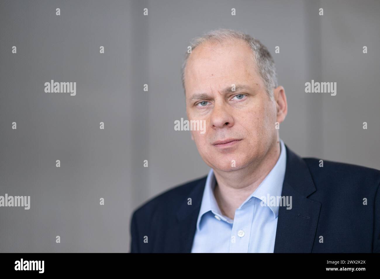 Stuttgart, Germany. 27th Mar, 2024. Georg Stamatelopoulos, CEO of EnBW ...