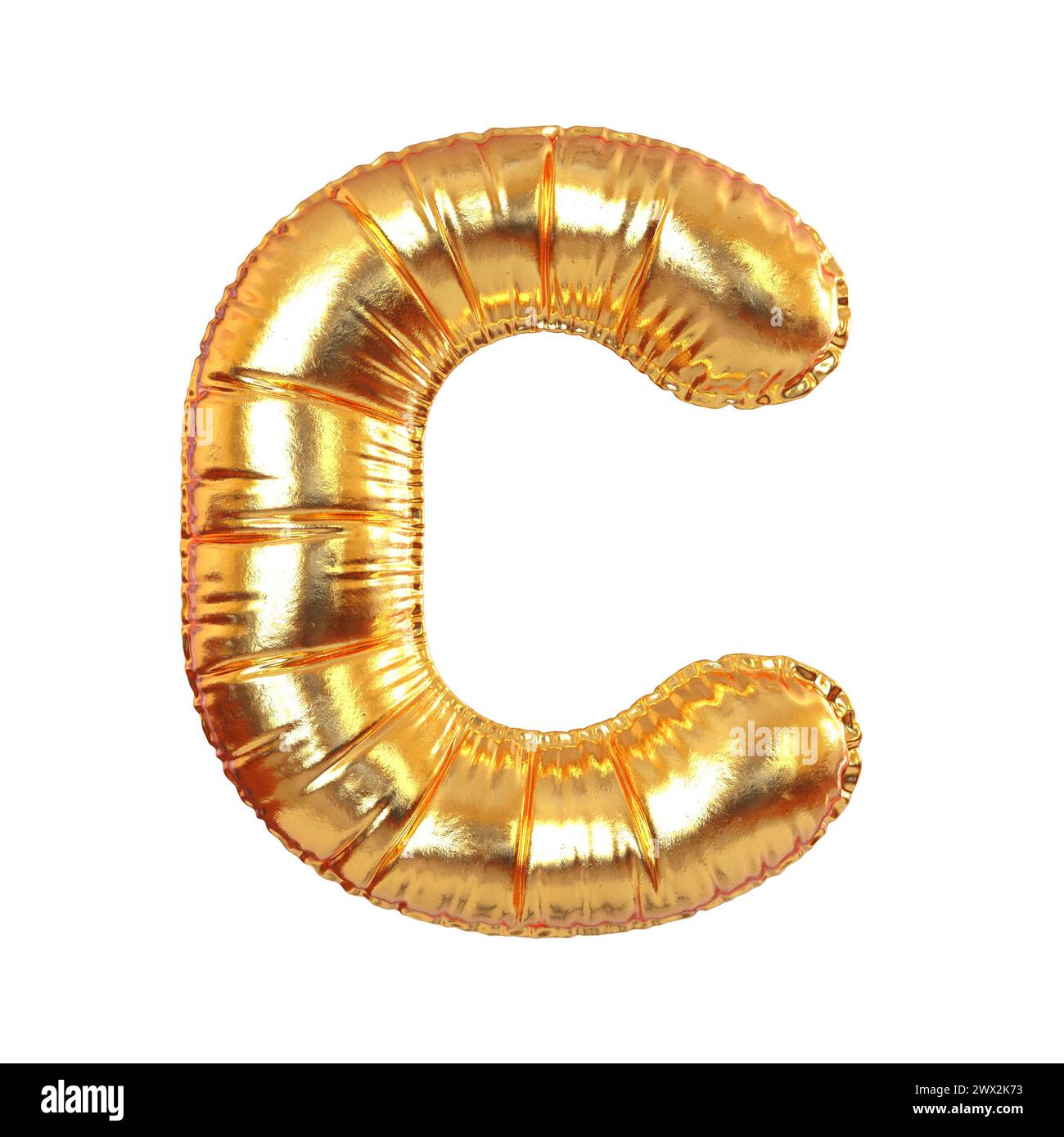 Golden Metal Balloon English Alphabet Letter C for Festive, Text ...