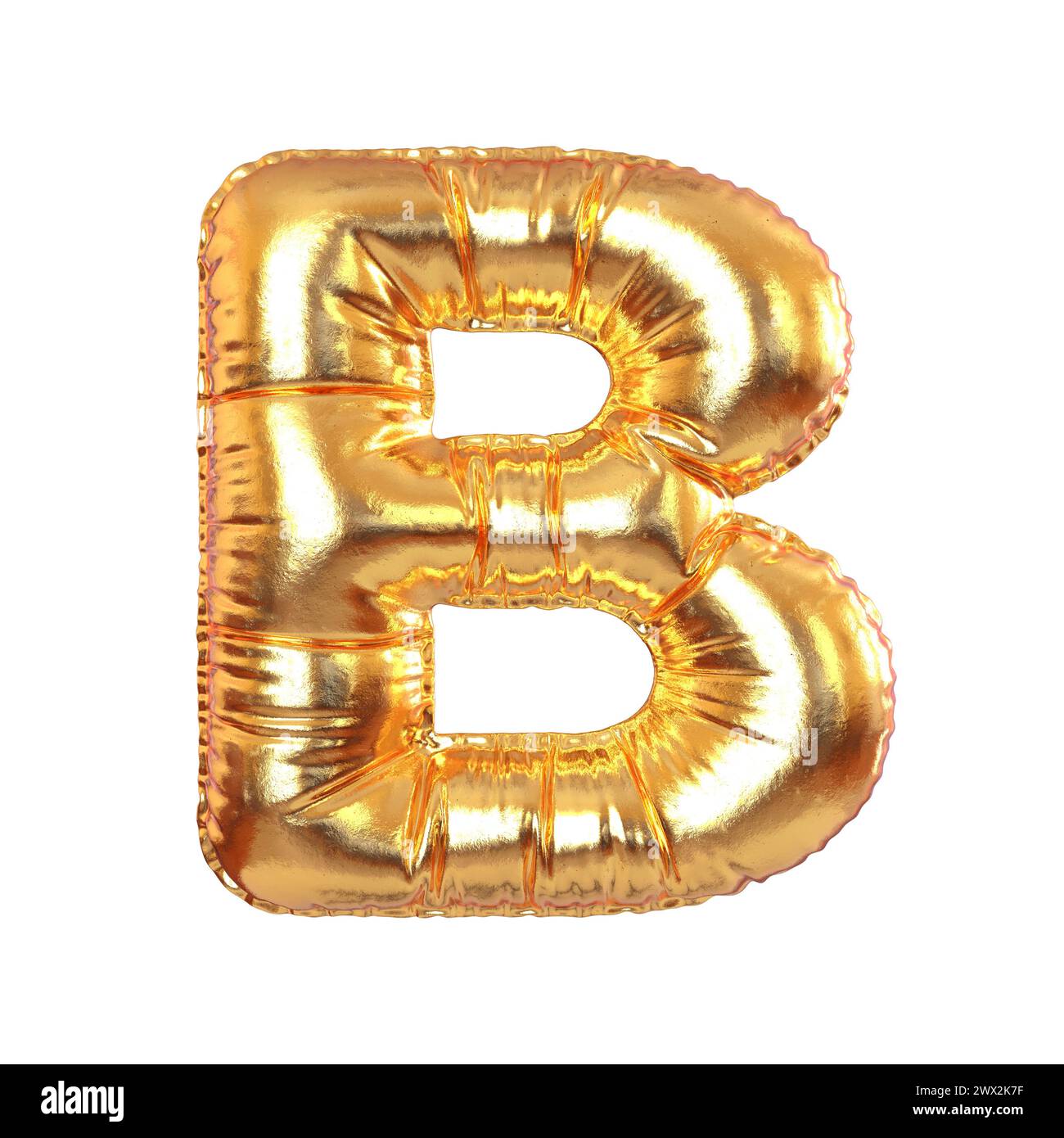 Golden Metal Balloon English Alphabet Letter B for Festive, Text ...