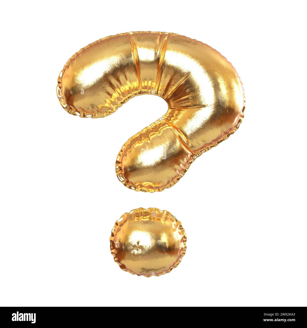 Golden symbol question gold foil hi-res stock photography and images ...
