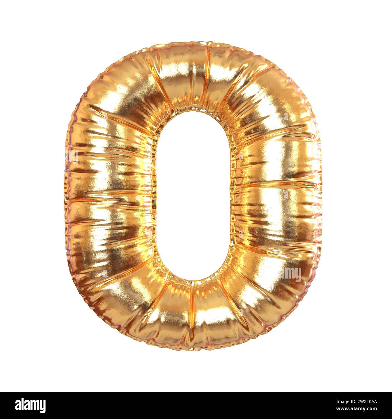 Gold metal number zero hi-res stock photography and images - Alamy