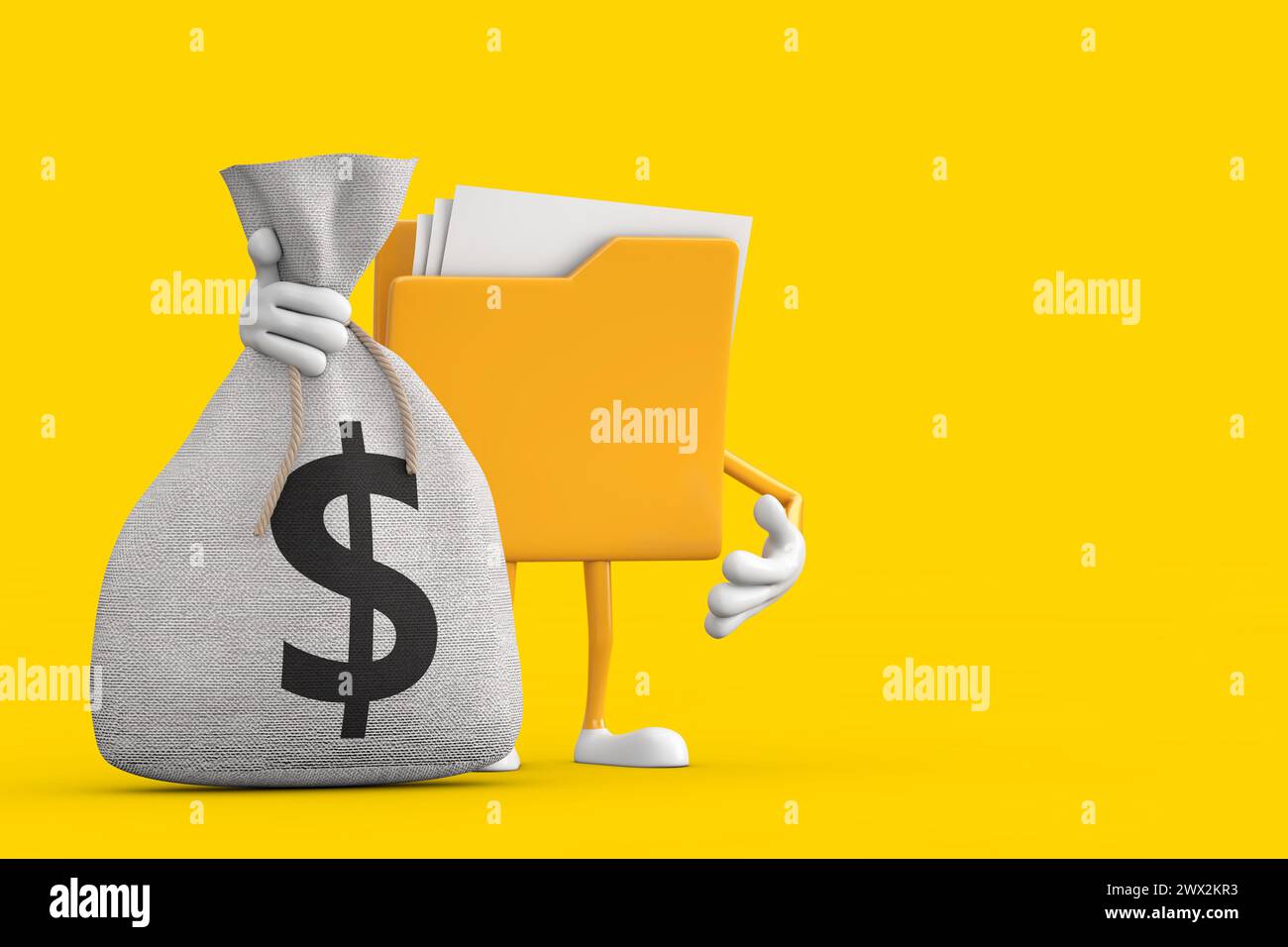 Cartoon character dollar sign hi-res stock photography and images - Alamy