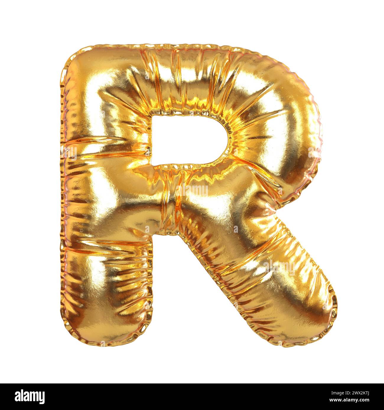 Golden Metal Balloon English Alphabet Letter R for Festive, Text ...