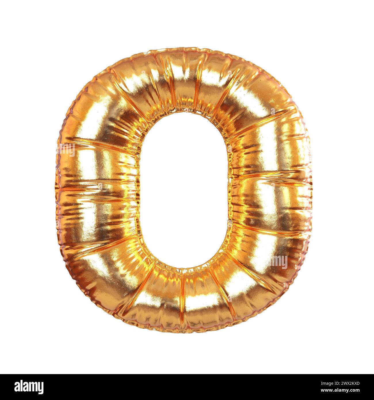 Golden Metal Balloon English Alphabet Letter O for Festive, Text ...