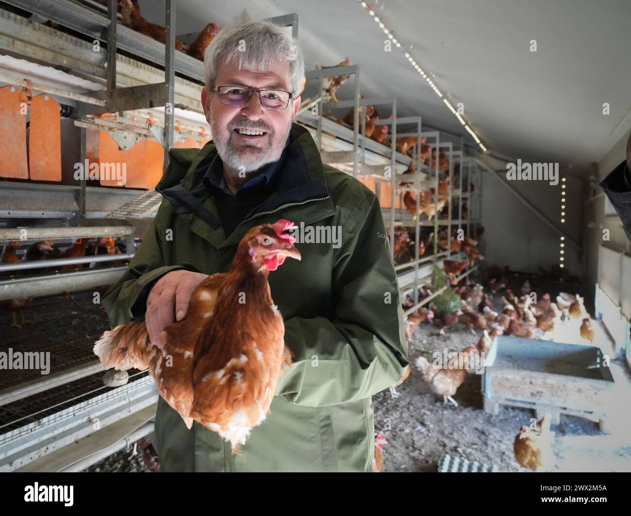 Wustermark, Germany. 27th Mar, 2024. Axel Vogel (Alliance 90/The Greens ...