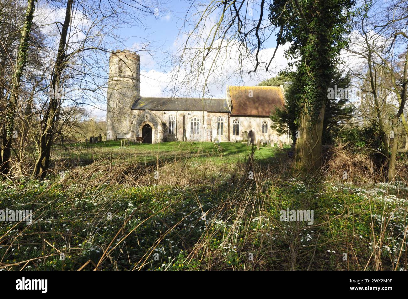 St Margaret's church, Syleham, Suffolk, England, UK Stock Photo - Alamy