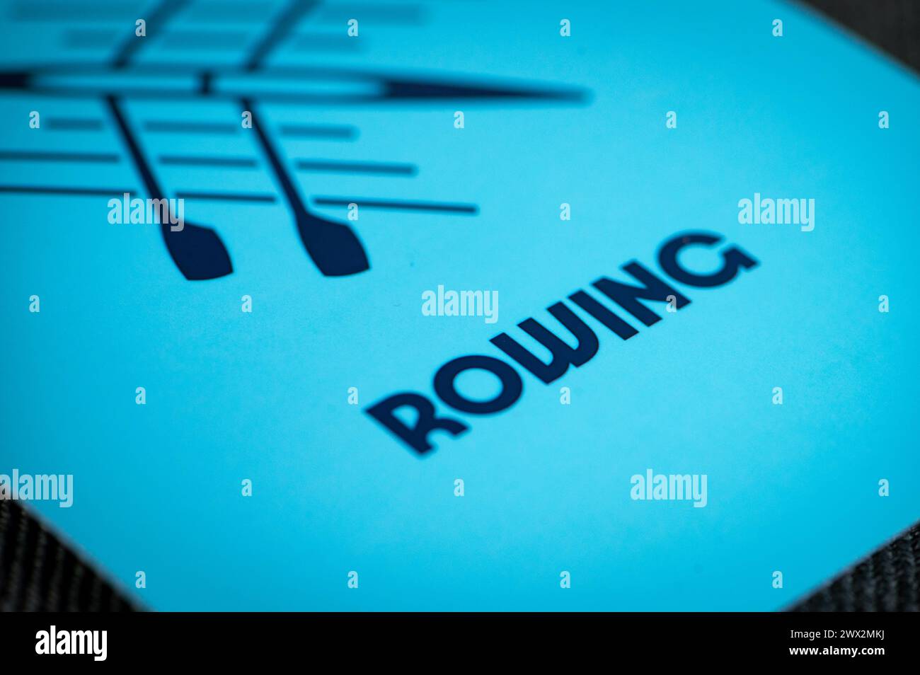 Rowing pictogram for paris 2024 summer olympics. Official icon of sport ...