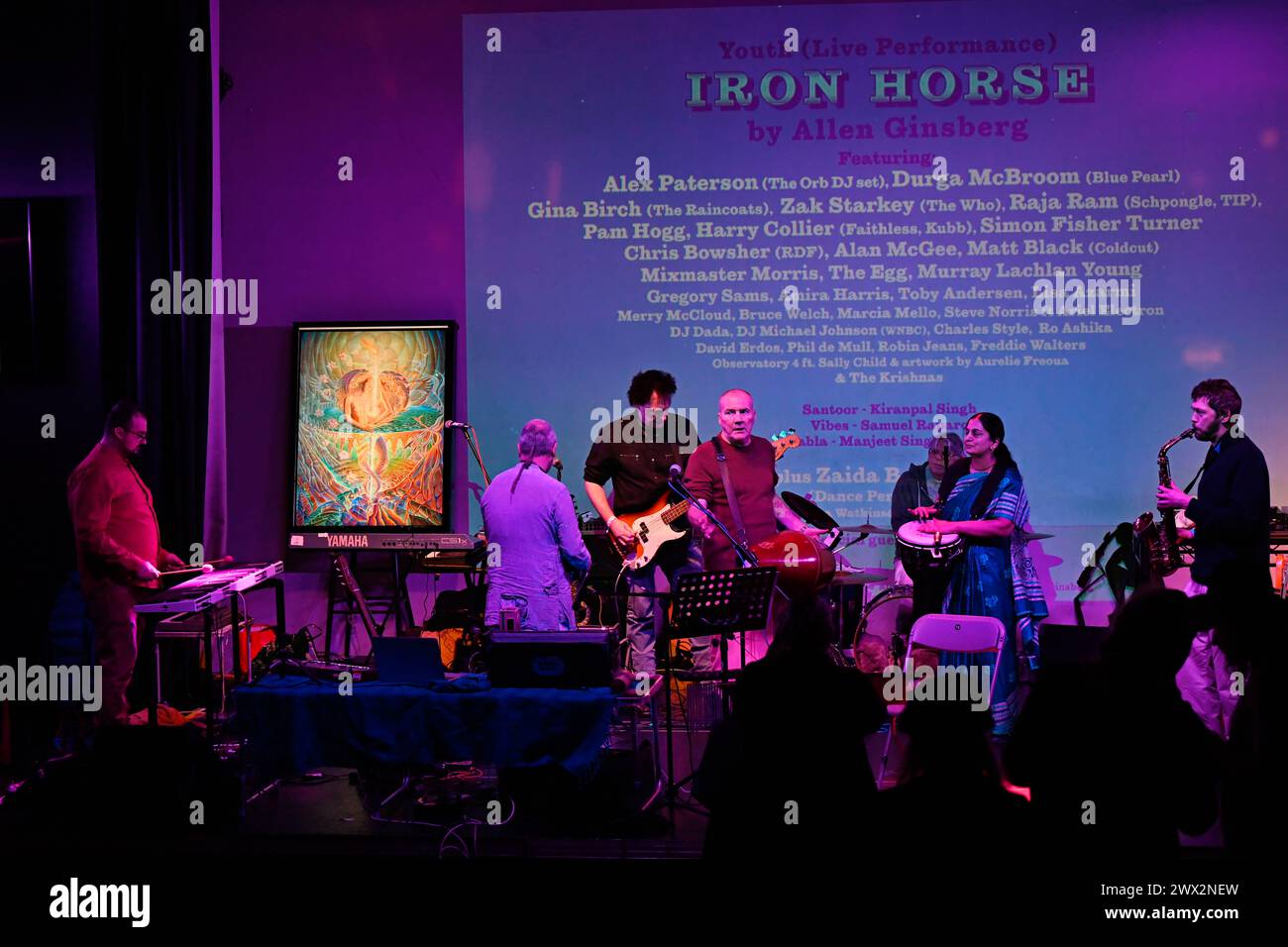 London, UK. 26th Mar, 2024. Live performance ‘Iron Horse' album and book by Youth & Allen ...